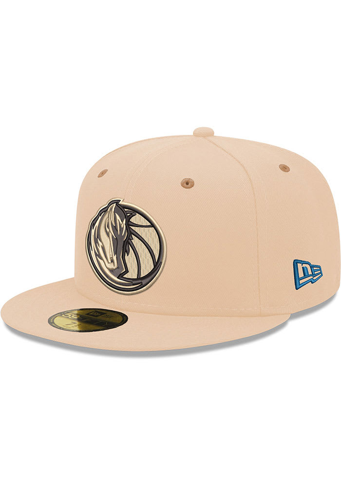 Dallas Mavericks Mens 2T 59FIFTY CAMEL New Era Fitted Hat - 59011707