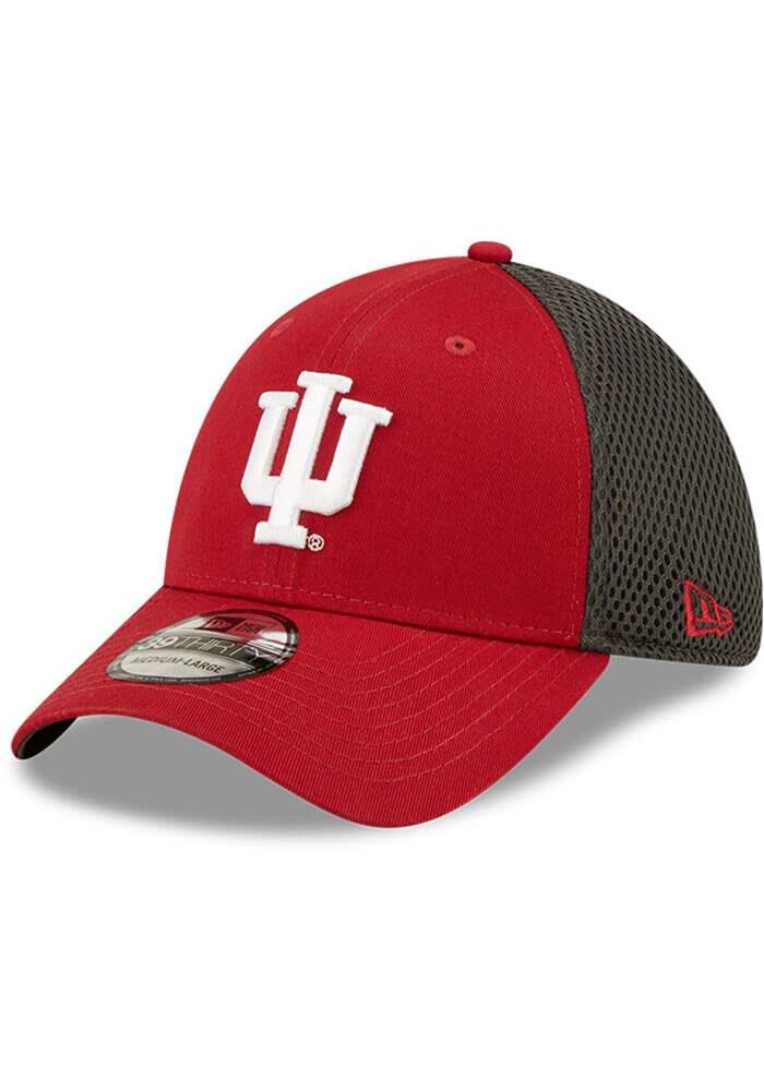 Indiana Hoosiers Mens Team Neo 39THIRTY MAROON New Era Flex Hat - 59012160