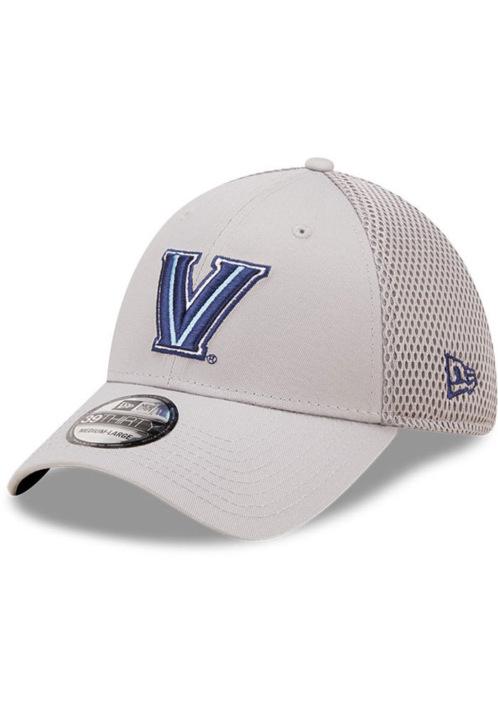Villanova Wildcats Mens Team Neo 39THIRTY GREY New Era Flex Hat - 59012229