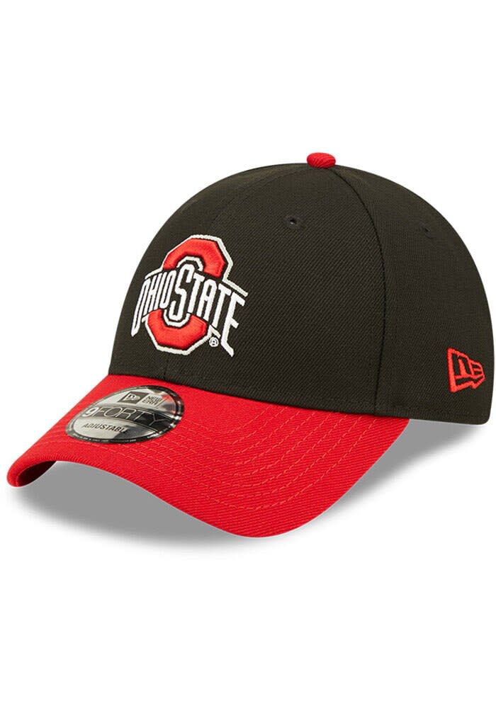 New Era Ohio State Buckeyes BLACK The League Adjustable Hat - 59013558