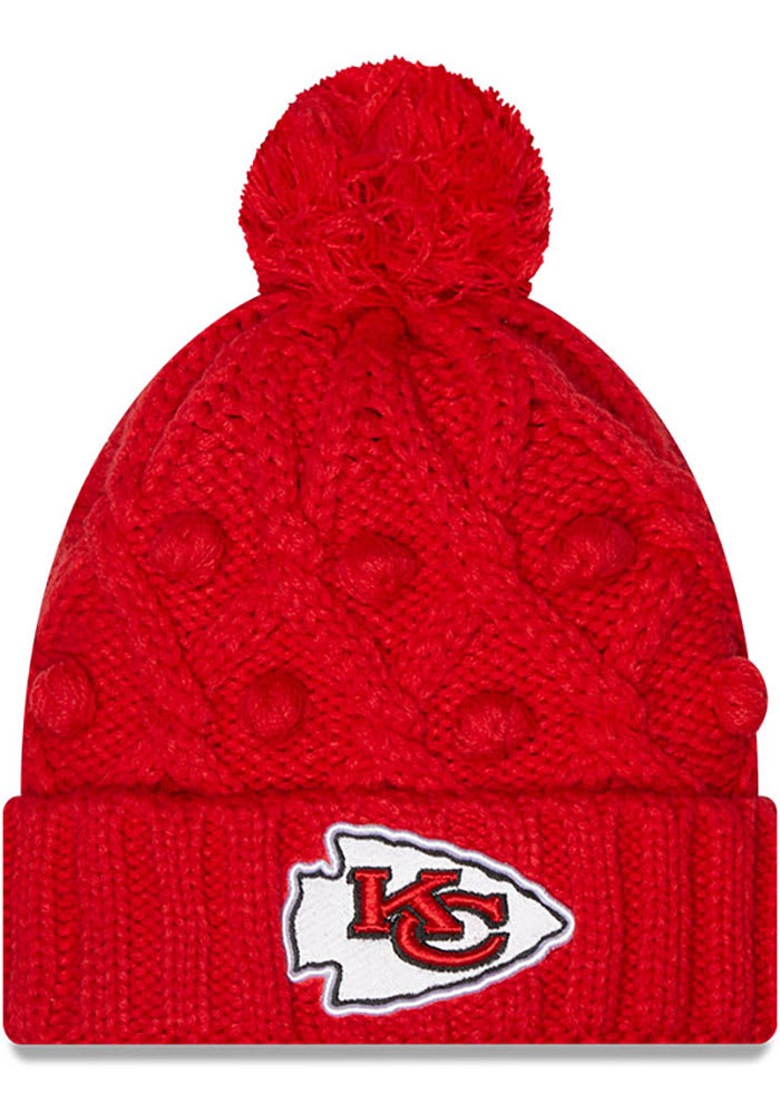 Kansas City Chiefs New Era Womens Red Toasty Knit Hat - 59014151