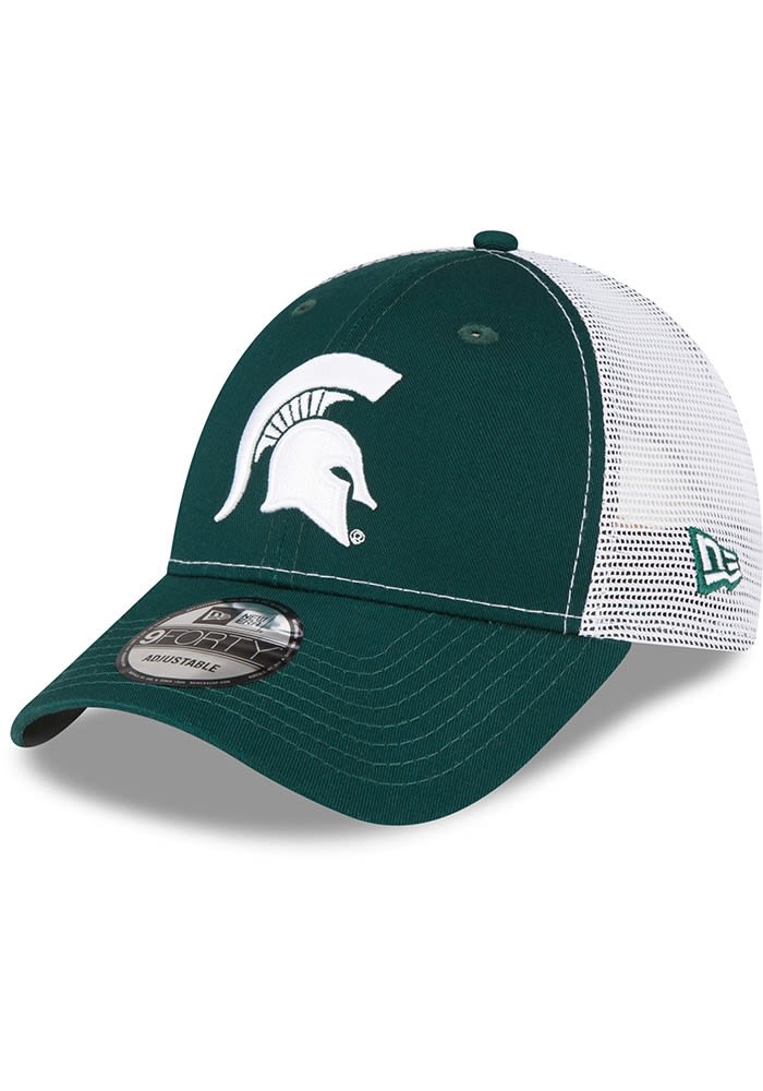 New Era Michigan State Spartans GREEN Alt Trucker 9FORTY Adjustable Hat ...