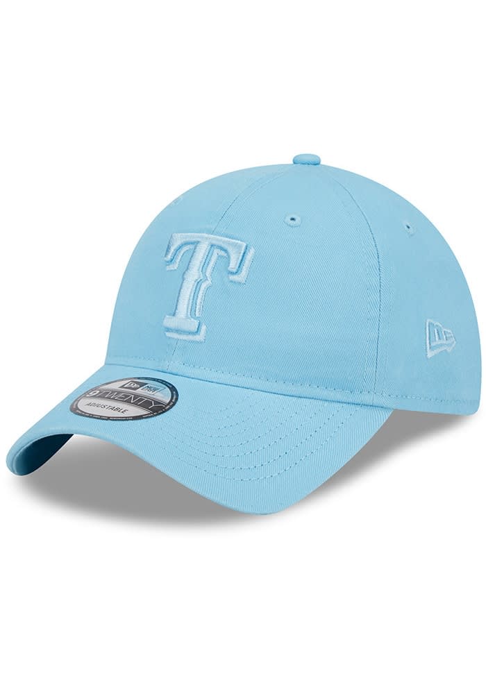 New Era Texas Rangers LIGHT BLUE Color Pack 9TWENTY Adjustable Hat ...