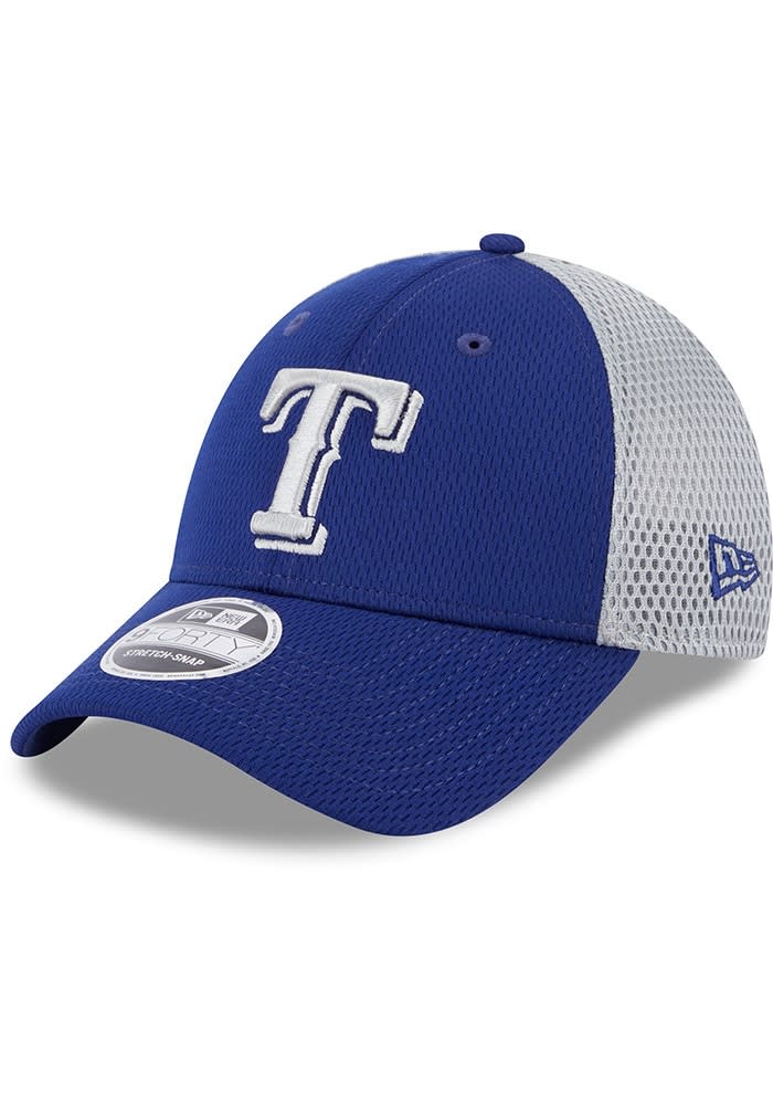 New Era Texas Rangers BLUE Outline 9FORTY Adjustable Hat - 59016551