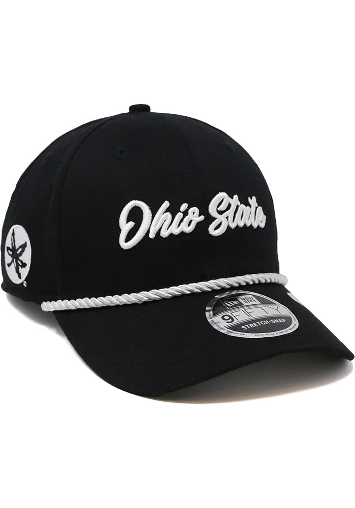Ohio State Buckeyes New Era BLACK DL Rope Stretch Snap LP9FIFTY ...