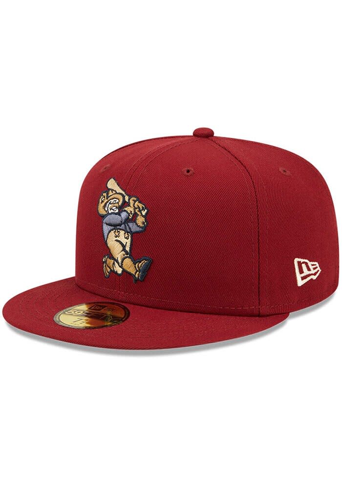 Frisco Rough Riders Mens 2023 Authentic Collection 59FIFTY MAROON New ...