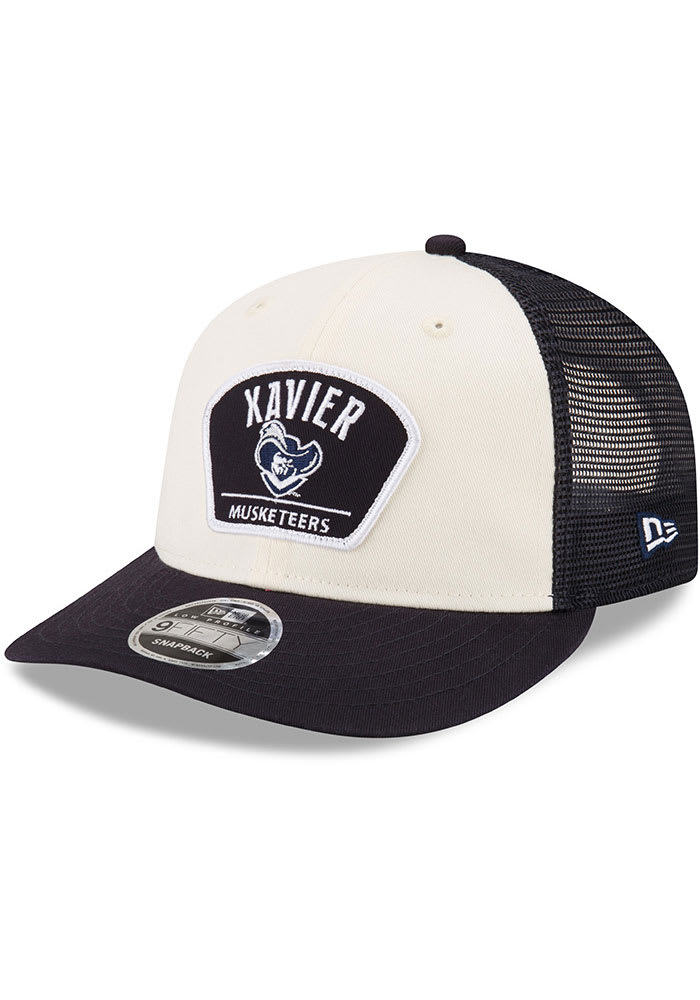 New Era Xavier Musketeers IVORY 2T Local Patch DL Trucker LP9FIFTY ...