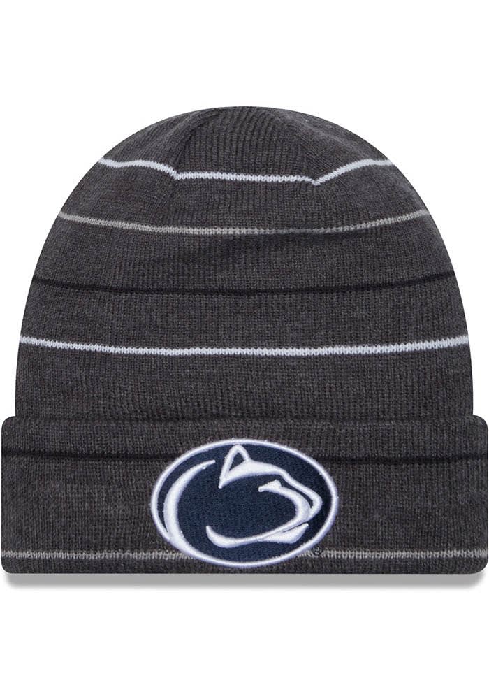 Penn State Nittany Lions New Era WHITE Rowed Cuff Knit Hat - 59020202