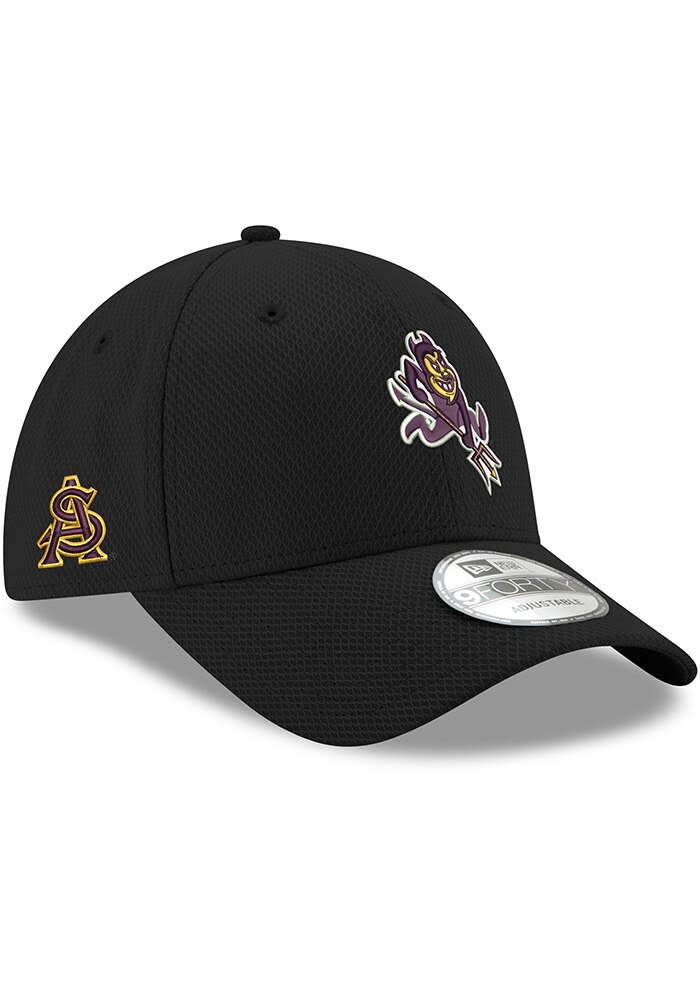 New Era Arizona State Sun Devils BLACK Sparky Diamond Era Stretch Snap ...