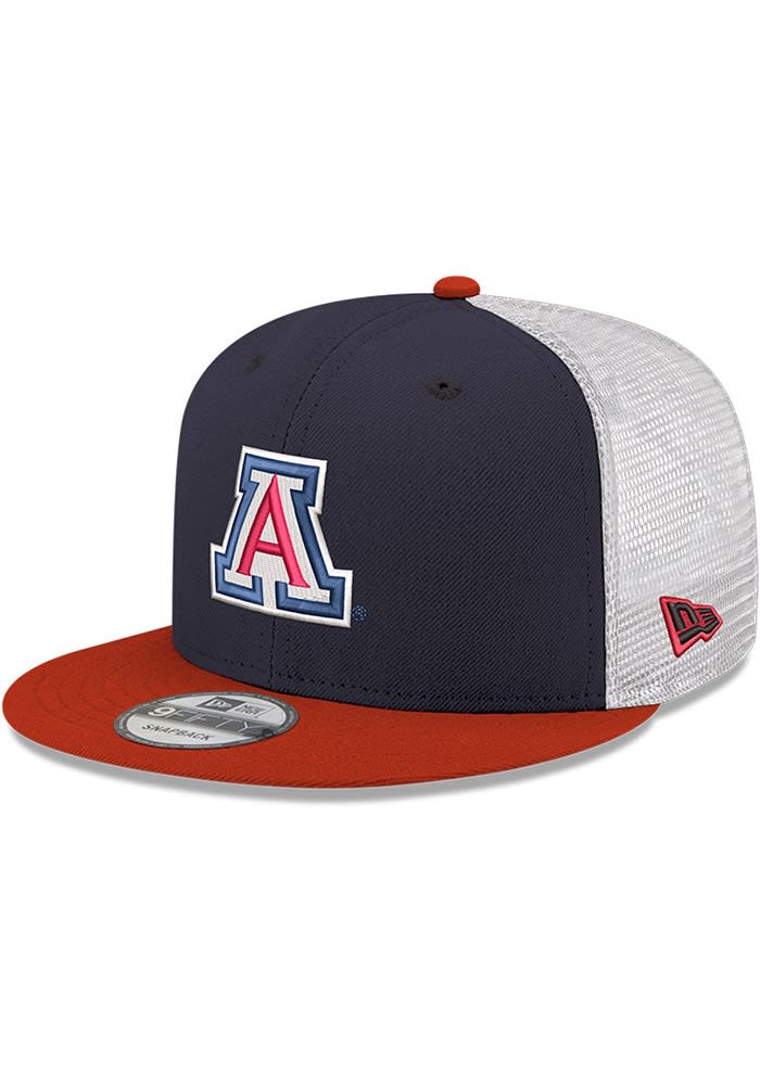 New Era Arizona Wildcats NAVY 2T Low Profile Trucker 9FIFTY Adjustable ...