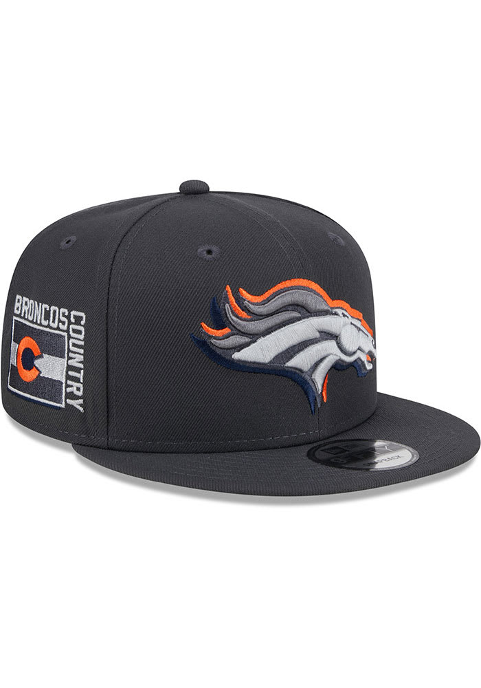 Denver Broncos New Era GRAPHITE 2024 NFL Draft 9FIFTY Snapback Hat ...