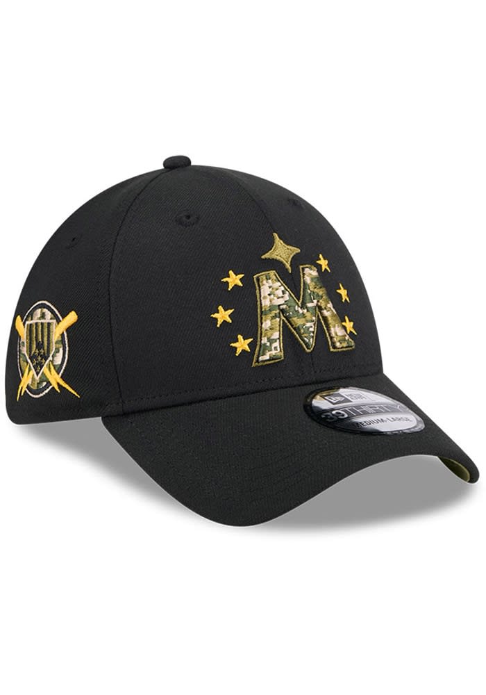 Minnesota Twins Mens 2024 Armed Forces Day 39THIRTY BLACK New Era Flex ...