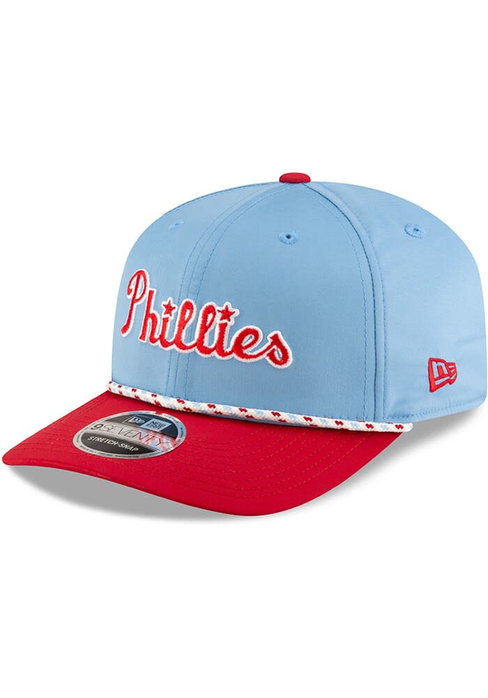 New Era Philadelphia Phillies LIGHT BLUE Rope 9SEVENTY Stretch Snap ...