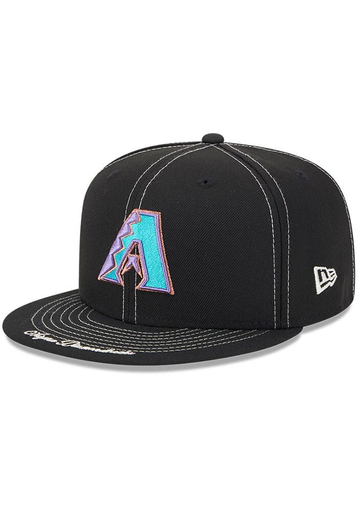 Arizona Diamondbacks Mens Summer Classic Script 59FIFTY BLACK New Era ...