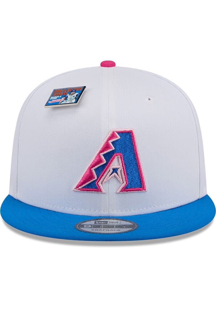 Arizona Diamondbacks New Era WHITE Big League Chew 9FIFTY Snapback Hat ...