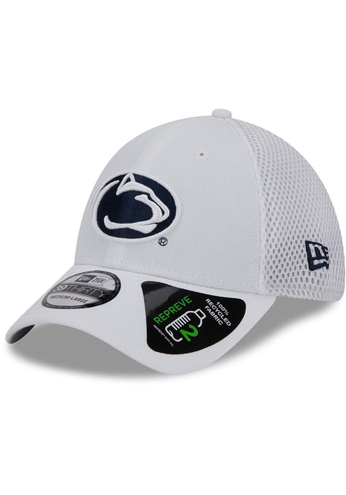 Penn State Nittany Lions Mens Game Day Recycled 39THIRTY WHITE New Era ...