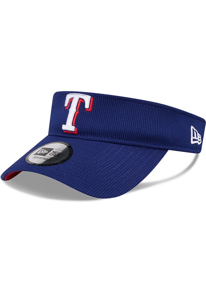 Texas Rangers Game Day Secondary UV BLUE New Era Adjustable Visor ...