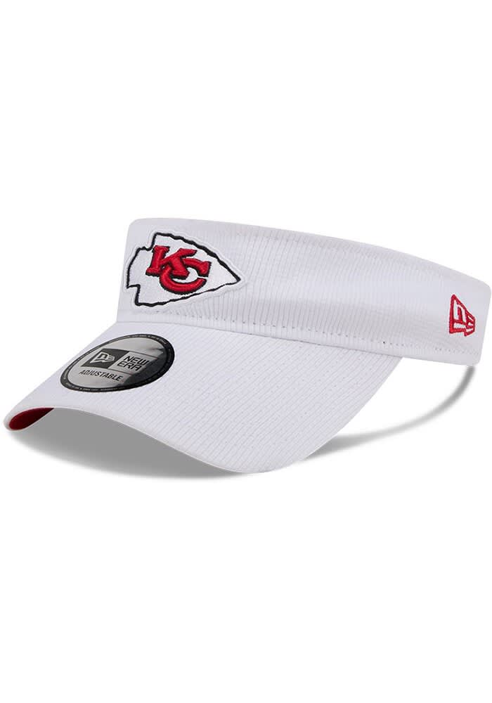 Kansas City Chiefs Game Day Primary UV WHITE New Era Adjustable Visor