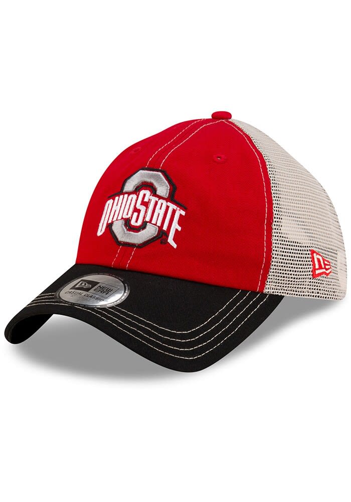 Ohio State Buckeyes New Era Womens Red 2T Casual Classic Trucker ...