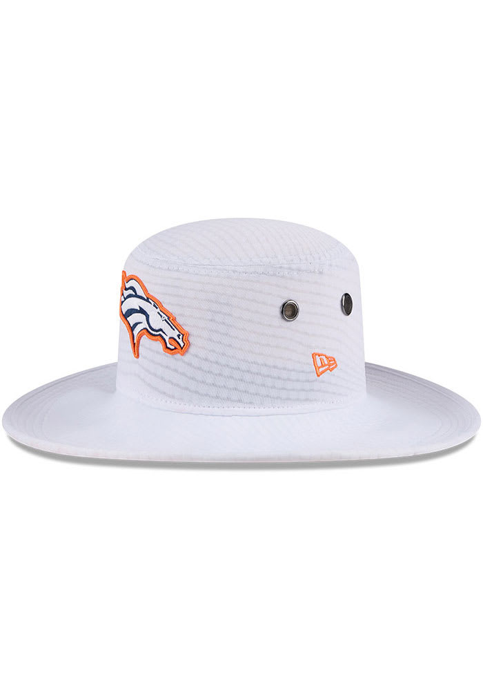 New Era Denver Broncos WHITE 2024 Training Camp Panama Bucket Hat ...