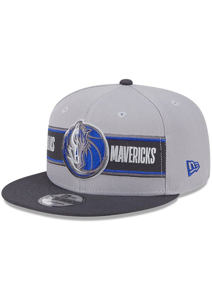 Dallas Mavericks New Era GREY 2024 NBA Draft 9FIFTY Snapback Hat - 59027204
