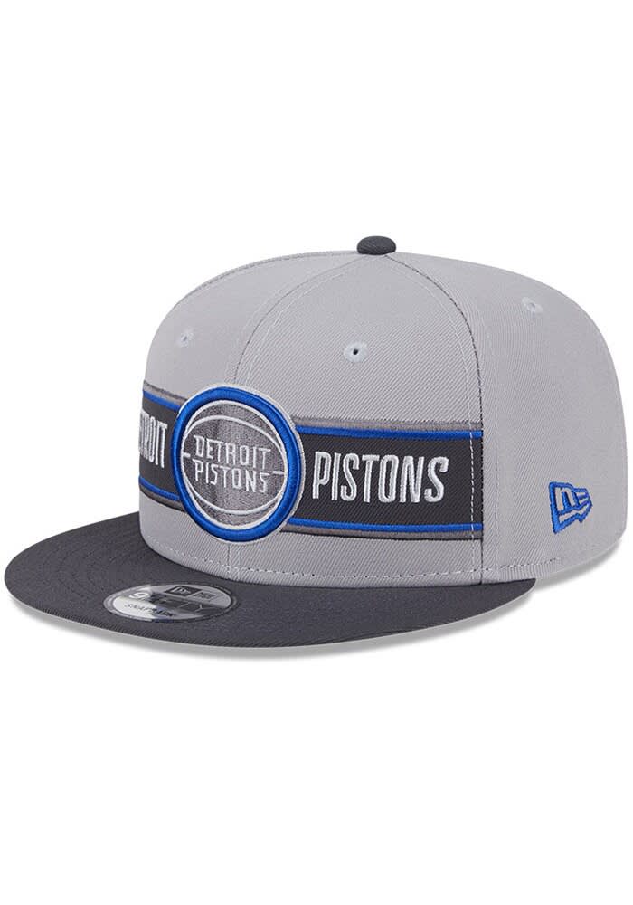 Detroit Pistons New Era GREY 2024 NBA Draft 9FIFTY Snapback Hat - 59027208