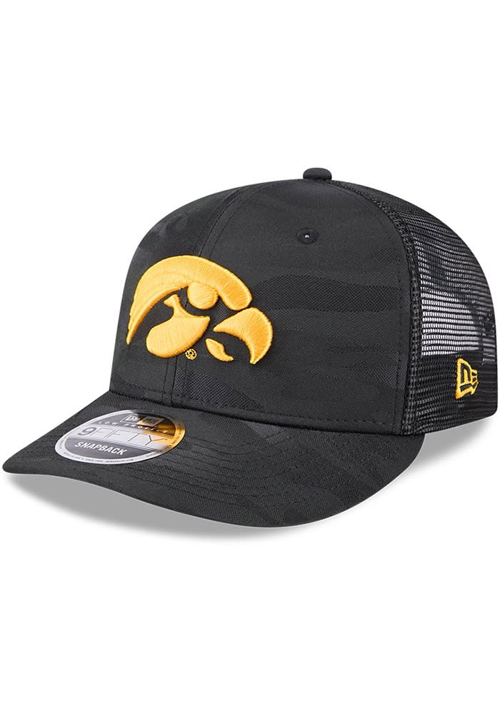 New Era Iowa Hawkeyes BLACK Camo LP 9FIFTY Adjustable Hat - 59027516