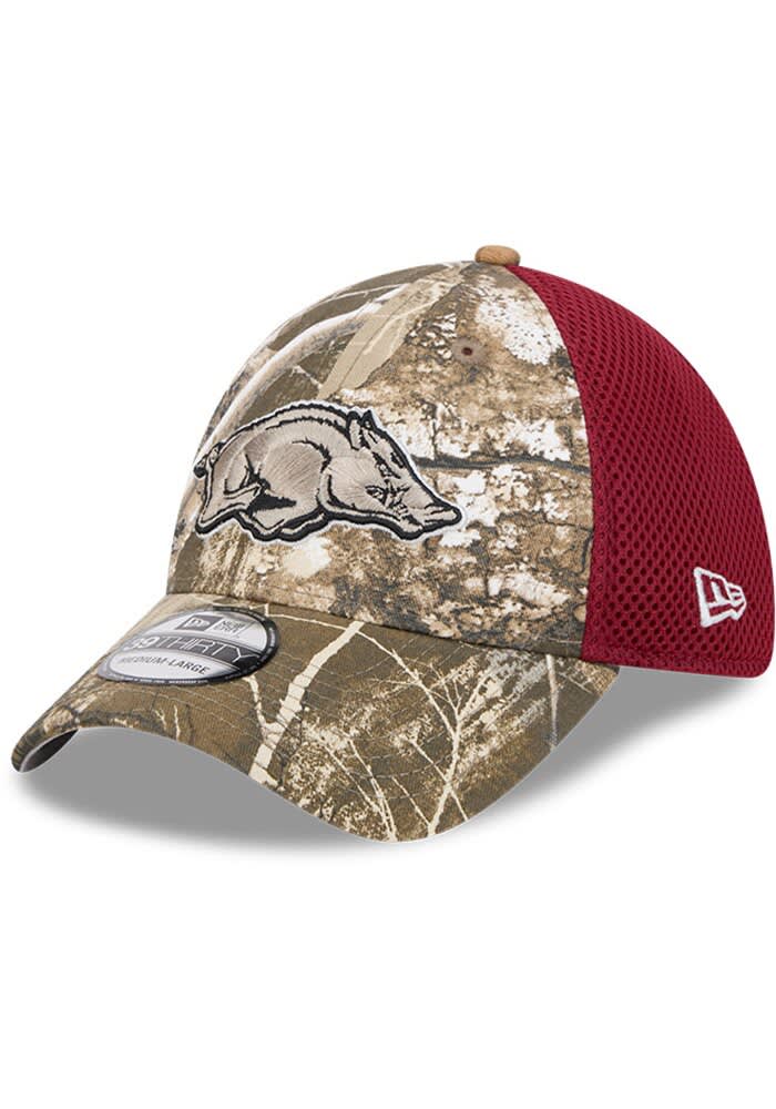 Arkansas Razorbacks Mens Camo 39THIRTY CAMO New Era Flex Hat - 59027669