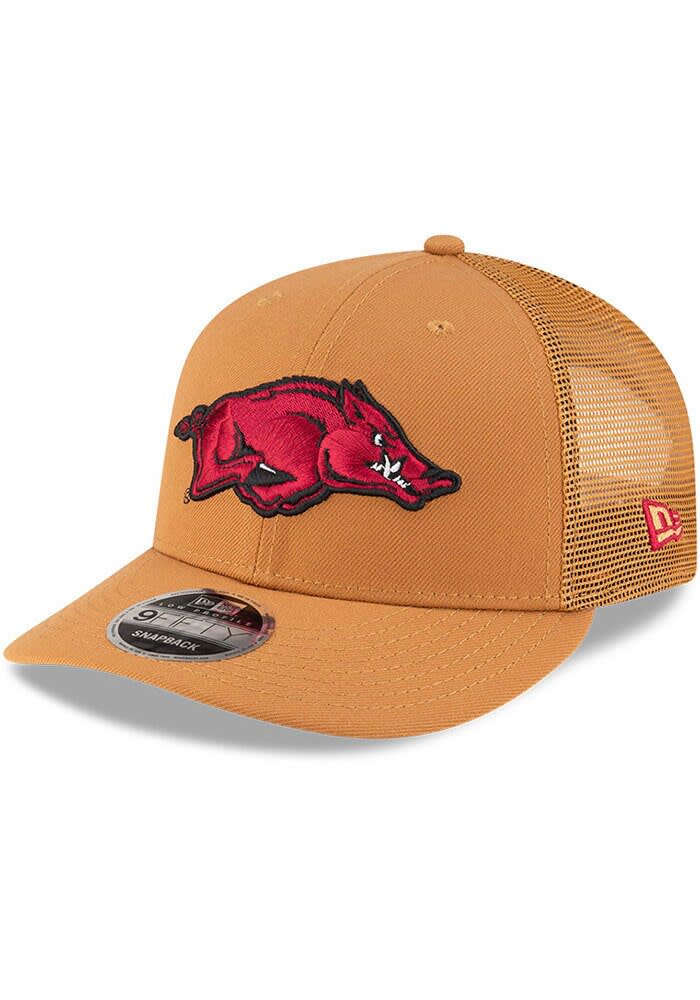 New Era Arkansas Razorbacks BROWN Color Pack LP 9FIFTY Adjustable Hat ...