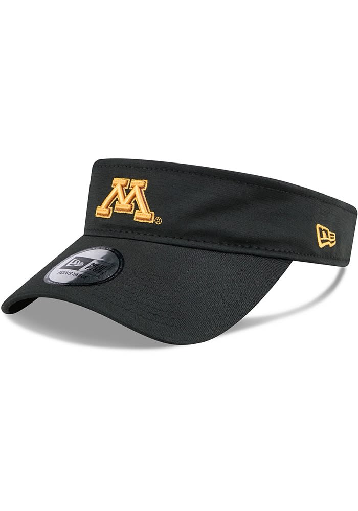 Minnesota Golden Gophers New Era BLACK Tech Mens Adjustable Visor ...