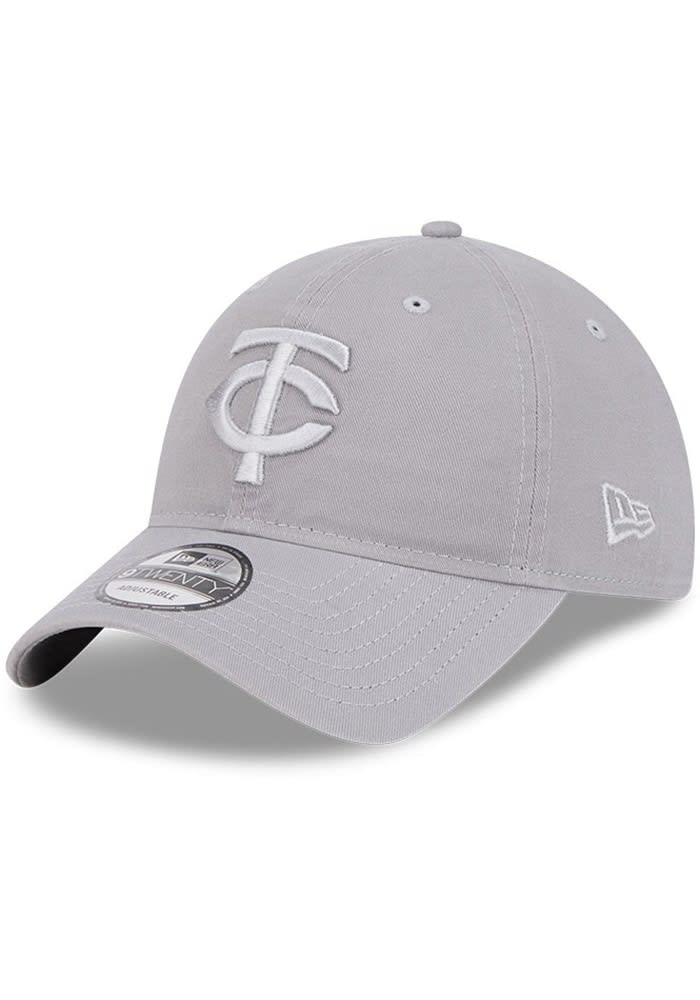 New Era Minnesota Twins GREY Colorpack 9TWENTY Adjustable Hat - 59028874