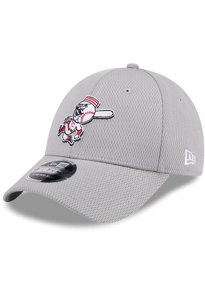 New Era Cincinnati Reds GREY Evergreen GRA Stretch 9FORTY Adjustable ...