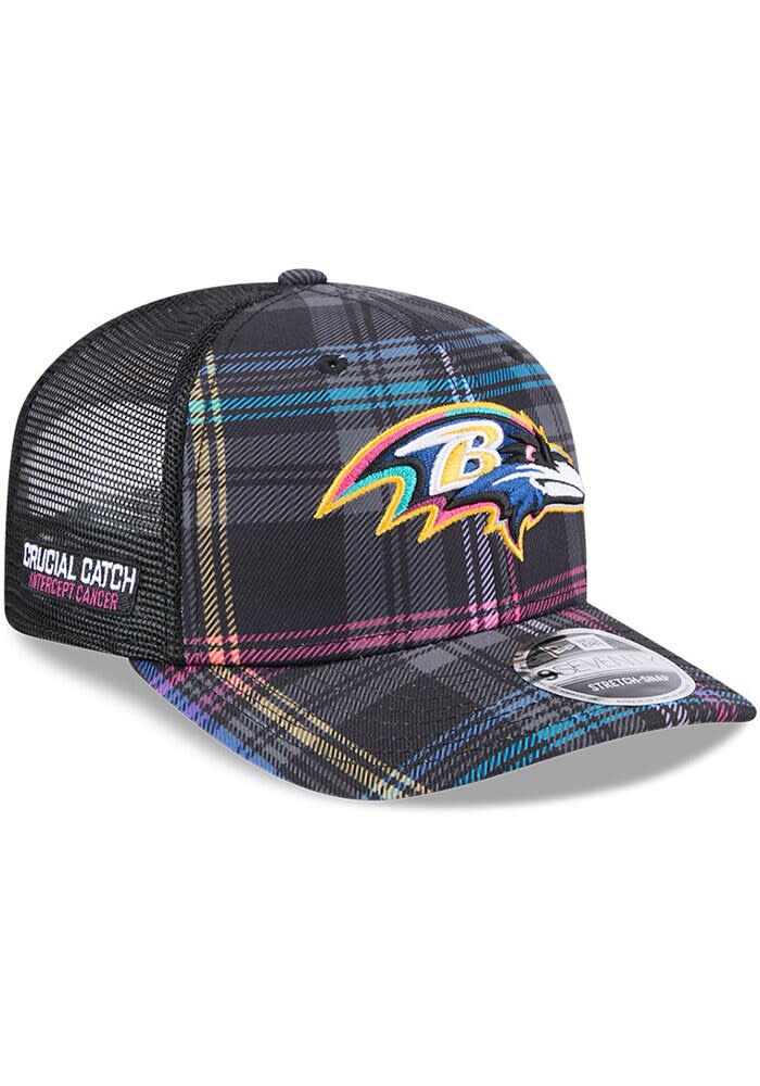 New Era Baltimore Ravens GREY 2024 Crucial Catch 9SEVENTY Adjustable ...
