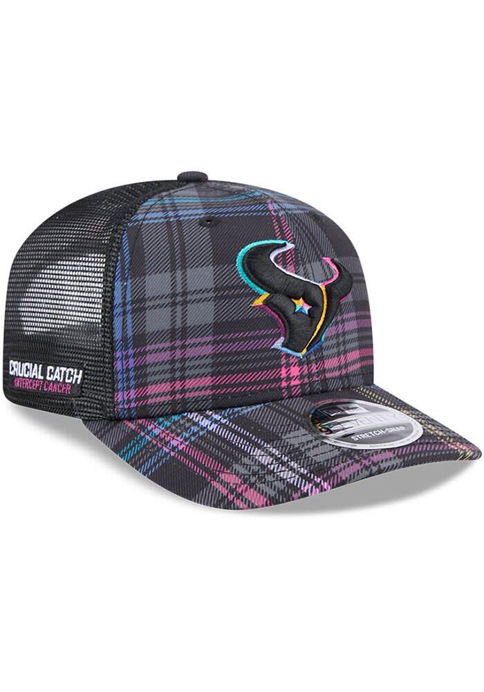 New Era Houston Texans BLACK 2024 Crucial Catch 9SEVENTY Adjustable Hat ...