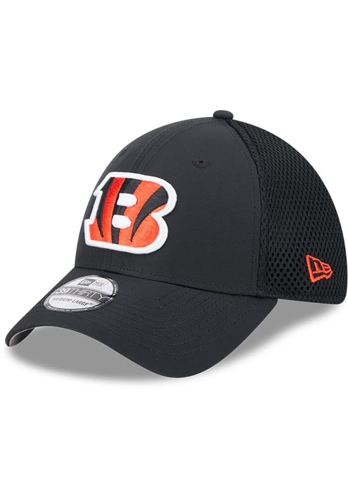 Cincinnati Bengals Mens Team Tone 39THIRTY BLACK New Era Flex Hat