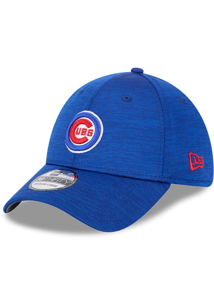 Chicago Cubs Mens Tech OTC 39THIRTY BLUE New Era Flex Hat - 59029659