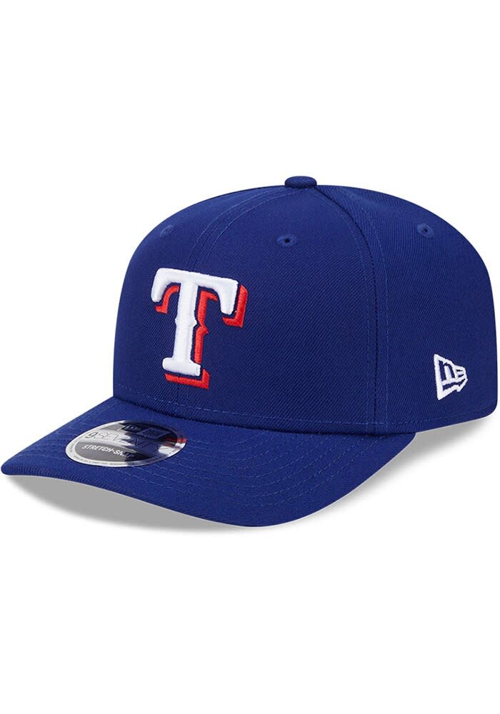 New Era Texas Rangers BLUE AC Replica Stretch 9SEVENTY Adjustable Hat ...