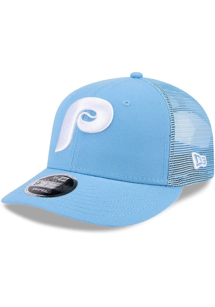 New Era Philadelphia Phillies LIGHT BLUE 1975 Cooperstown Trucker LP ...