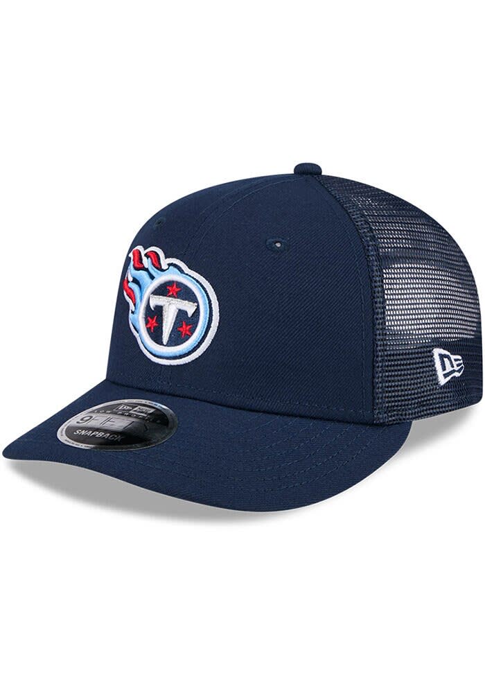 New Era Tennessee Titans NAVY Trucker LP 9FIFTY Adjustable Hat - 59031365