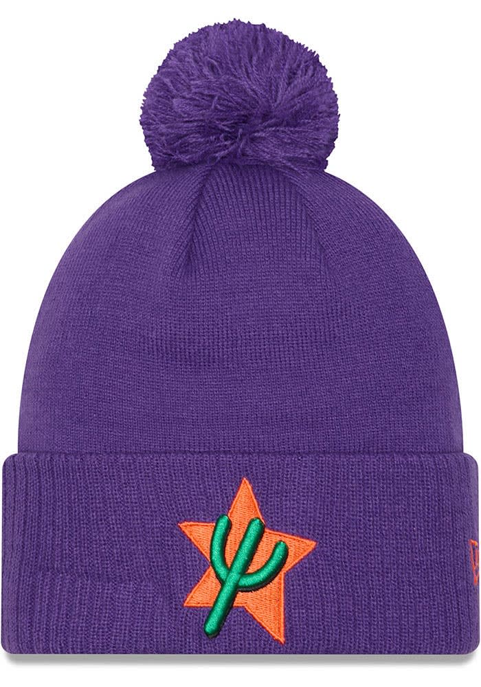 Phoenix Suns New Era PURPLE 2024 NBA City Edition Knit Knit Hat - 59031550