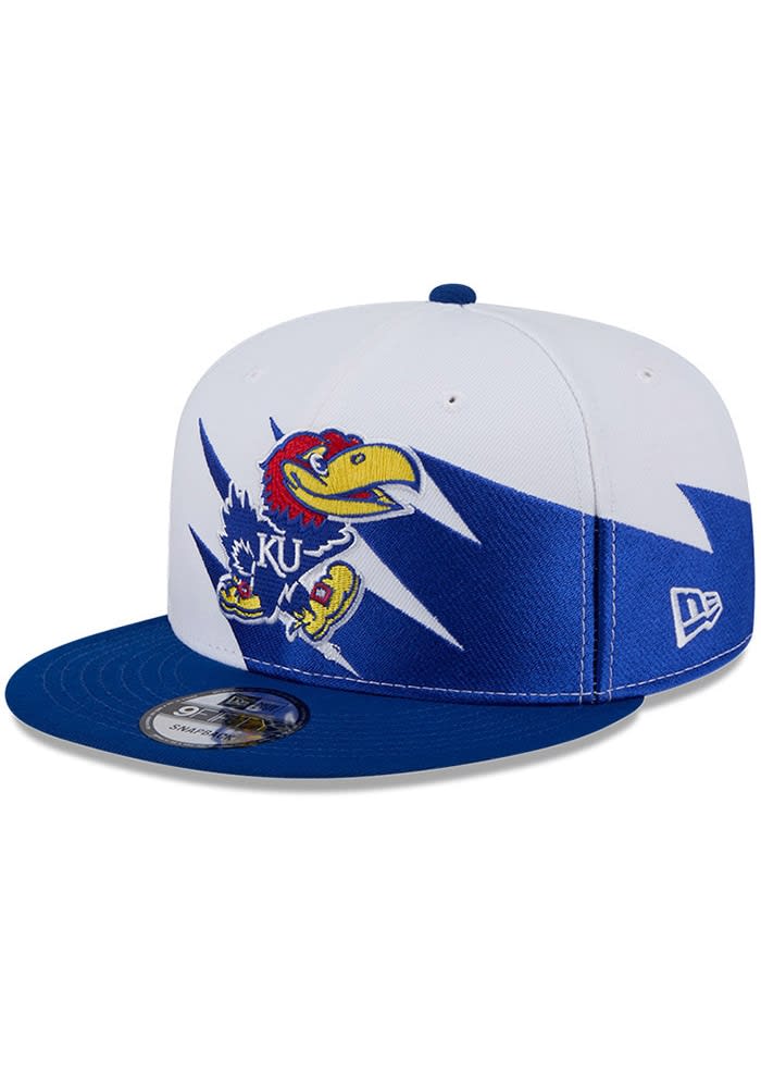 Kansas Jayhawks New Era ROYAL Jagged 9FIFTY Snapback Hat - 59032817