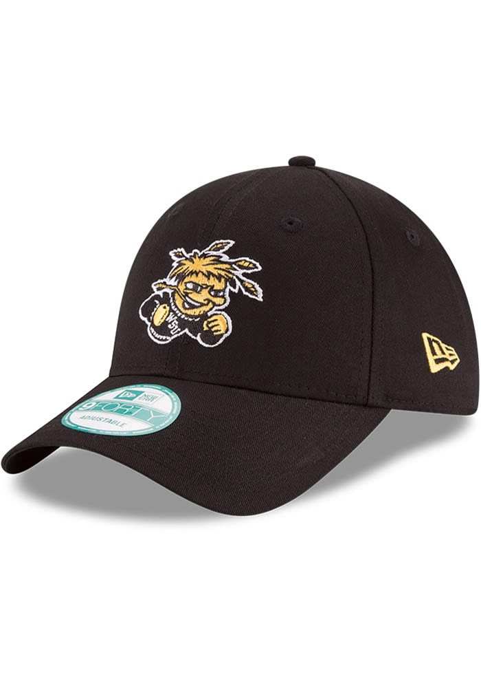 New Era Wichita State Shockers BLACK The League 9FORTY Adjustable Hat ...