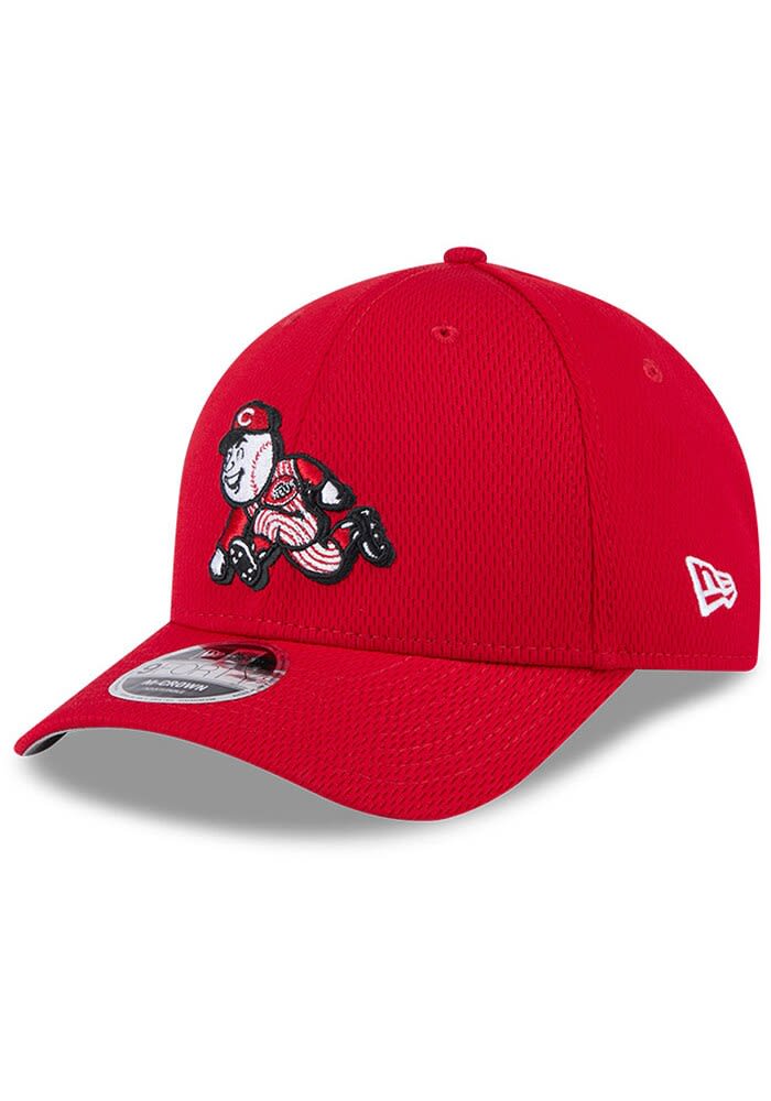 Cincinnati Reds 2025 Clubhouse Alt Modern Crown JR 9FORTY Red New Era ...