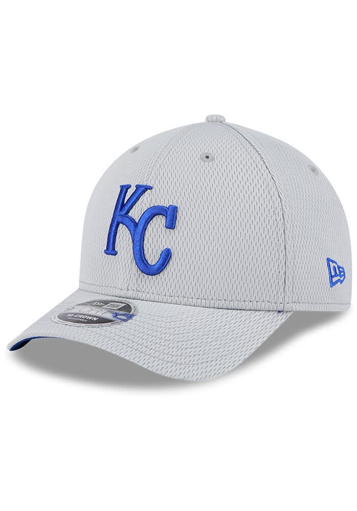 Kansas City Royals 2025 Clubhouse Modern Crown JR 9FORTY GREY New Era ...