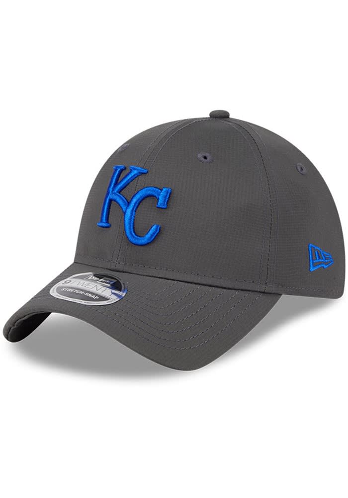 New Era Kansas City Royals GREY Ripstop Stretch Snap 9TWENTY Adjustable ...