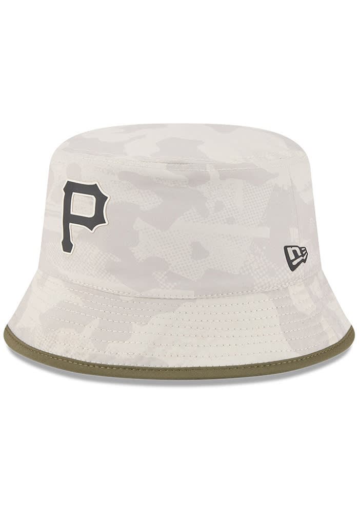 New Era Pittsburgh Pirates TAN MLB25 AFD BCKT Bucket Hat - 59035410