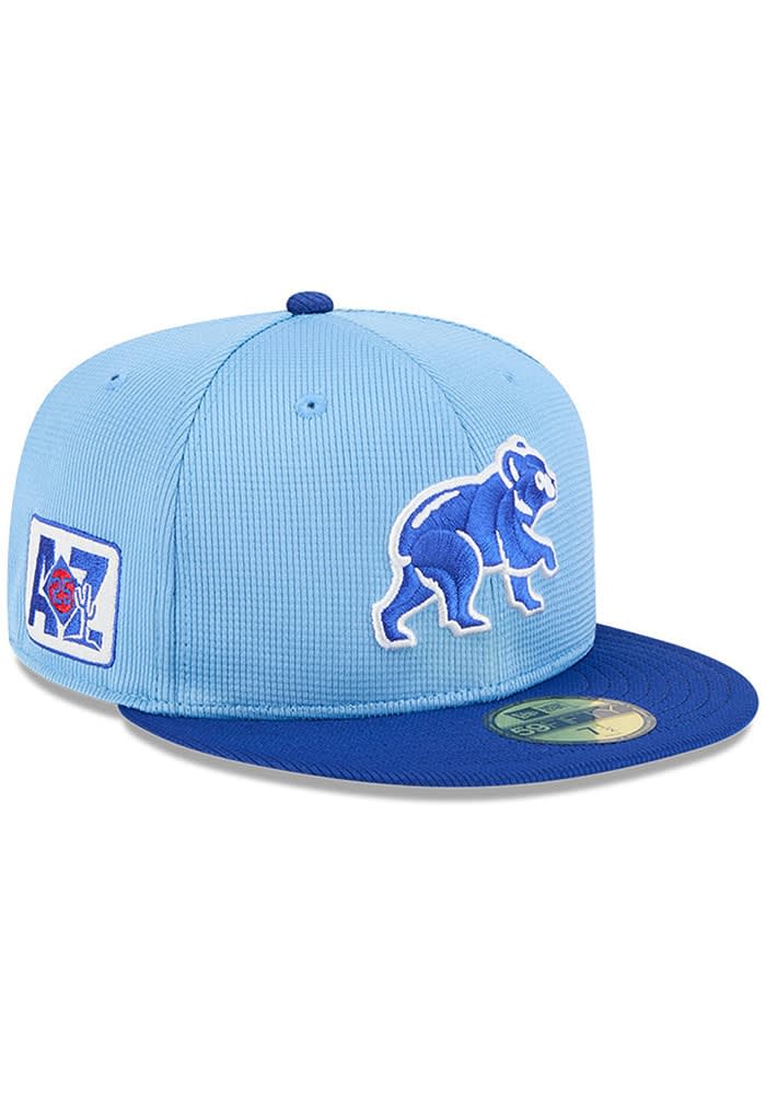 Chicago Cubs 2025 Spring Training JR 59FIFTY LIGHT BLUE New Era Youth ...