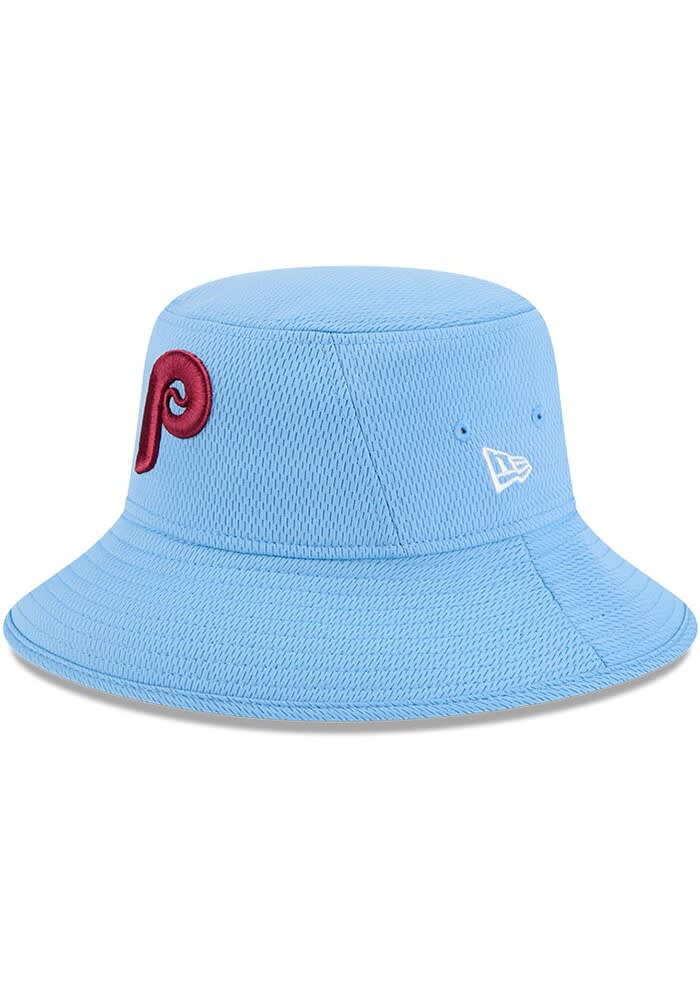 New Era Philadelphia Phillies LIGHT BLUE 2025 Spring Training Bucket ...