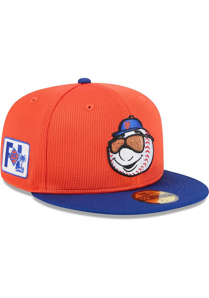 New York Mets Mens 2025 Spring Training 59FIFTY ORANGE New Era Fitted ...