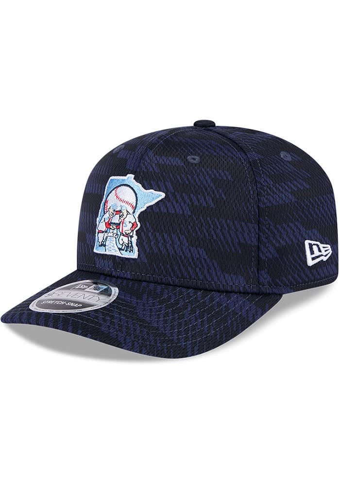 New Era Minnesota Twins NAVY 2025 Clubhouse Alt Stretch 9SEVENTY ...